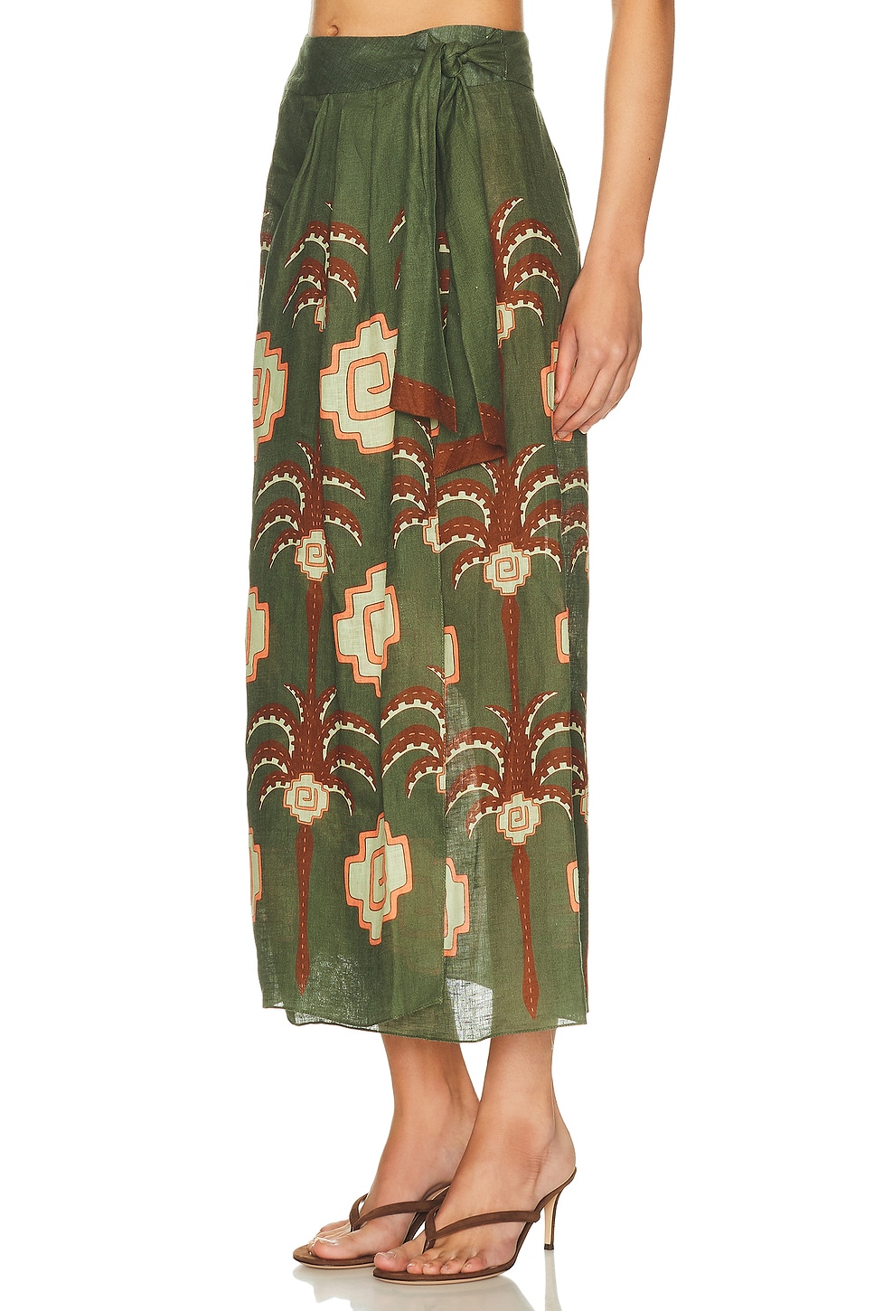 JOHANNA ORTIZ Johanna Ortiz Amazon Echoes Wrap Skirt